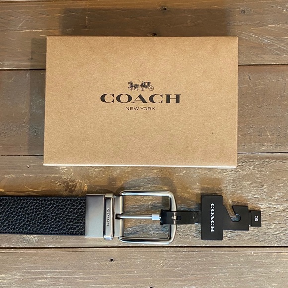 Coach | Accessories | Nwt Authentic Coach Reversible Leather Belt ...